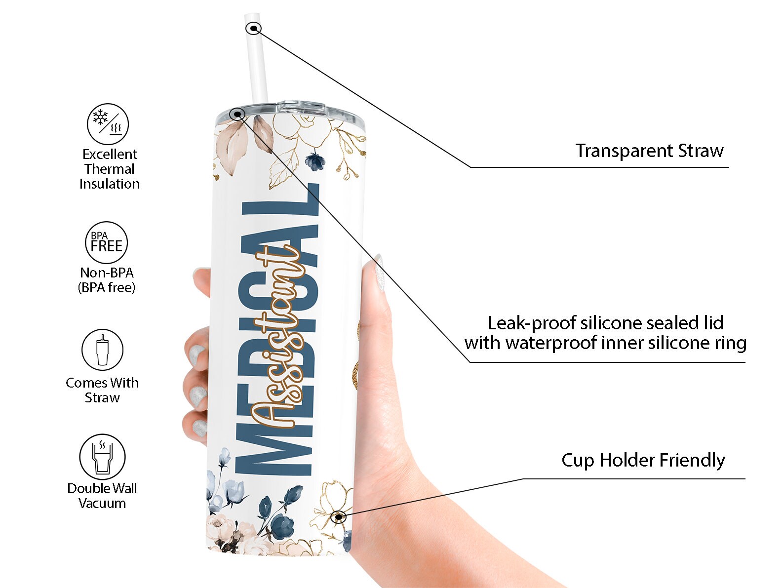 Medical Assistant Gifts, Medical Assistant Tumbler, Medical Assistant ...