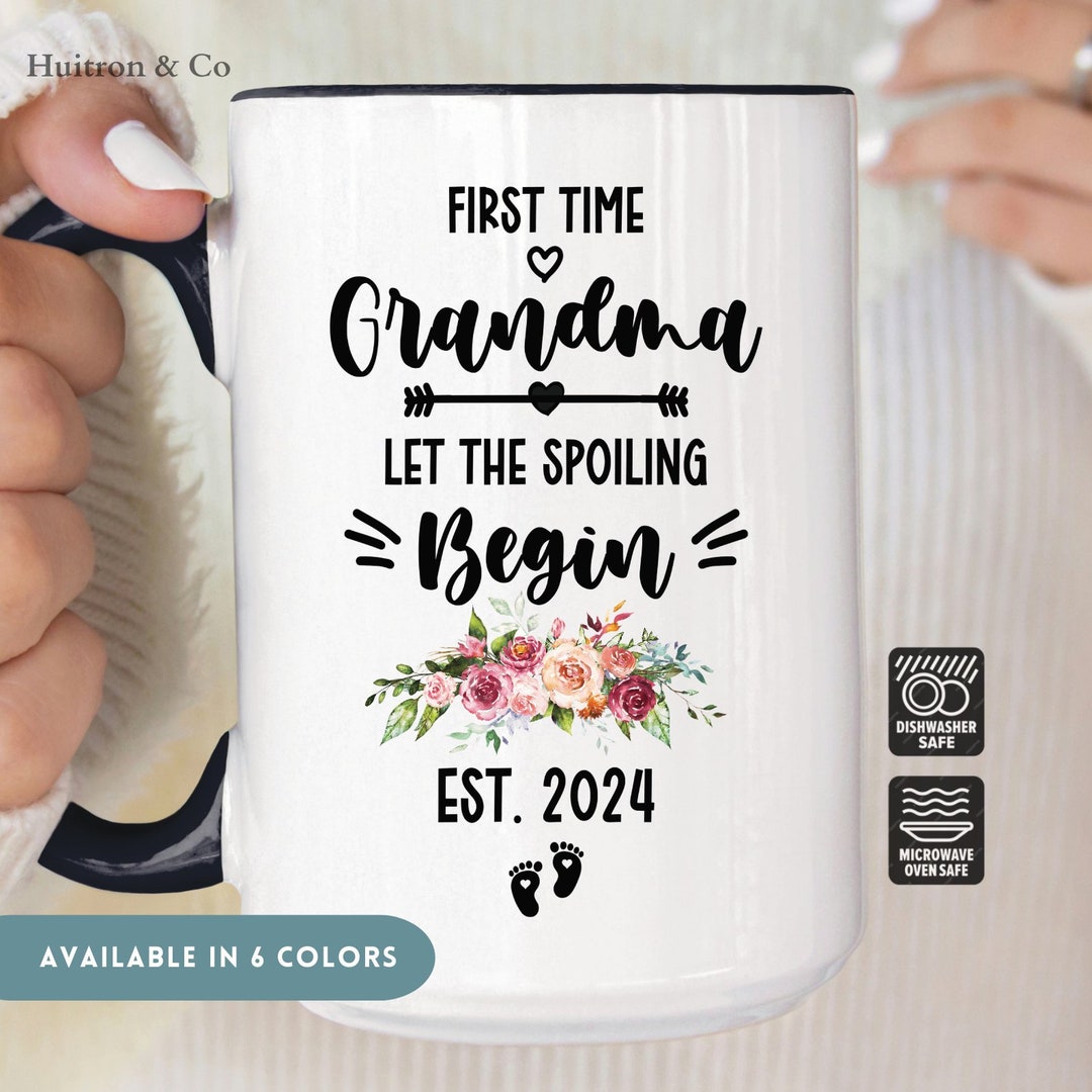 First Time Grandma Gifts, New Grandma Gift, First Time Grandma Mug ...