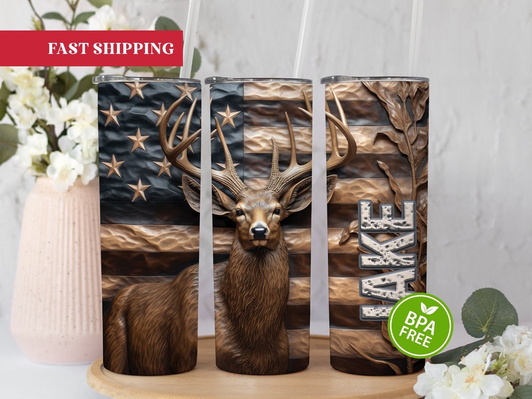 Deer Hunting Tumbler, Deer Hunting Gifts, deer Hunting Cup, Deer ...