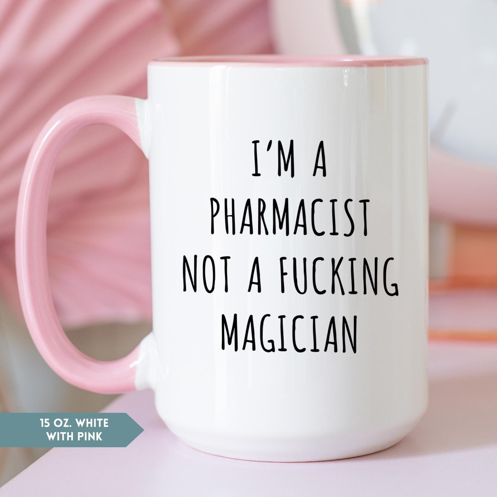 Personalized Pharmacist Mug, Custom Pharmacist Coffee Cup, Gift for ...