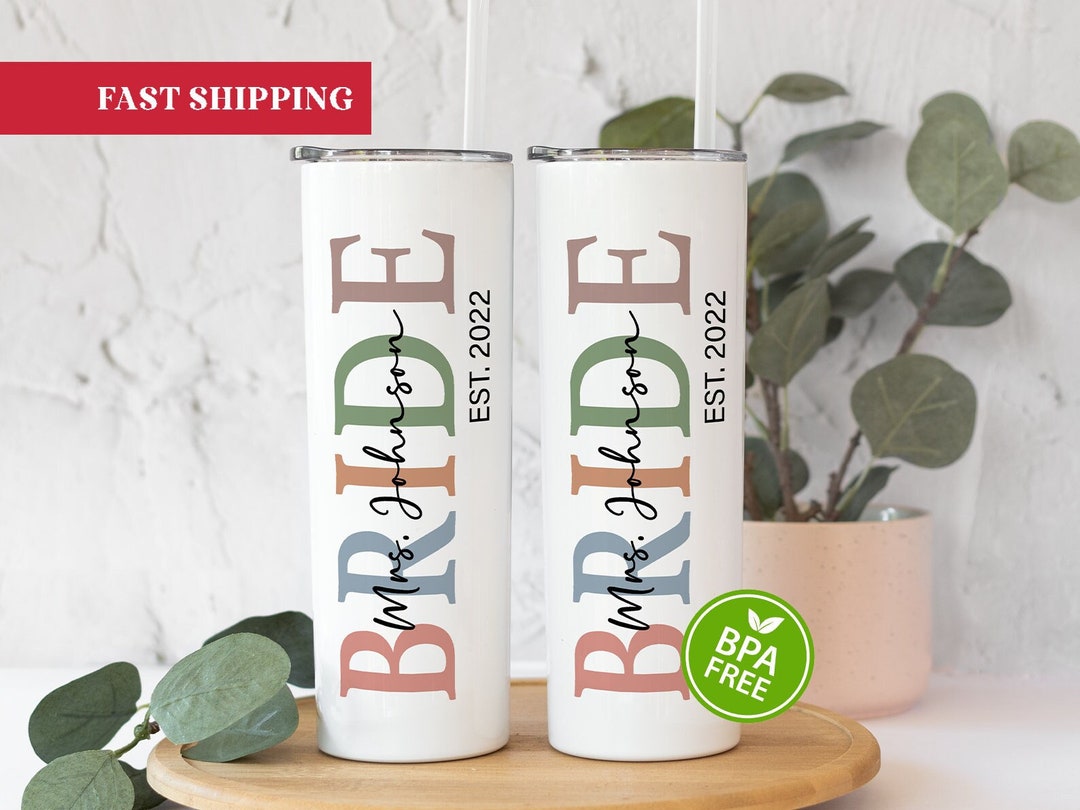 Bride Tumbler Personalized, Bride Gift, Bride Wedding Gift, Bride Gift ...