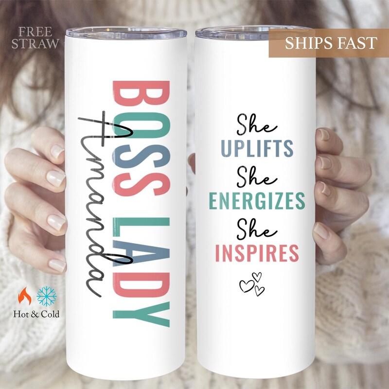 Boss Lady Tumbler - Etsy