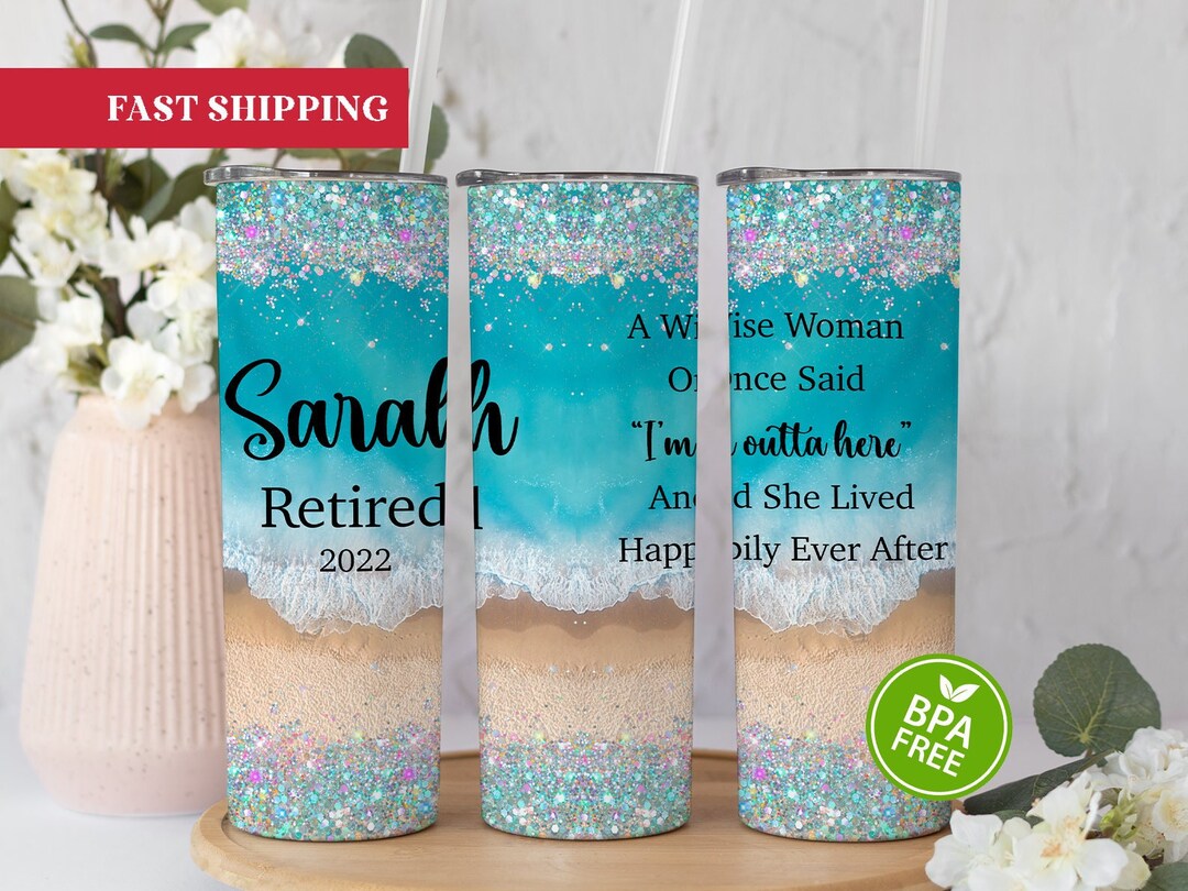 Personalized Retirement Tumbler, Retirement Gifts, Retirement Gifts for ...