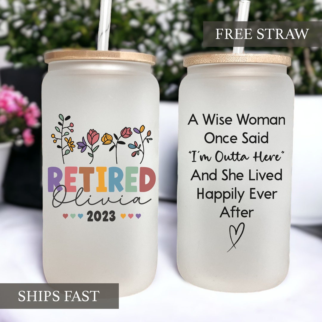 Retirement Gift for Women, A Wise Women Once Said Retirement Tumbler ...