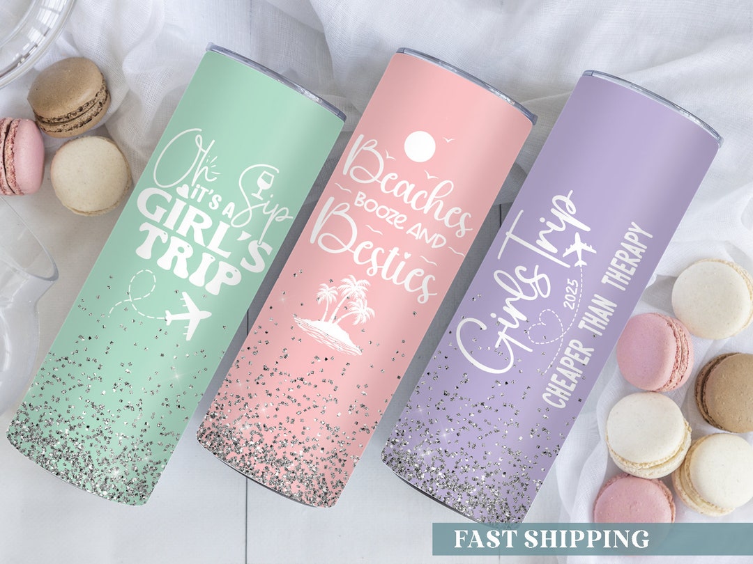 Personalized Girls Trip Tumbler, Girls Trip Gifts, Girls Weekend ...