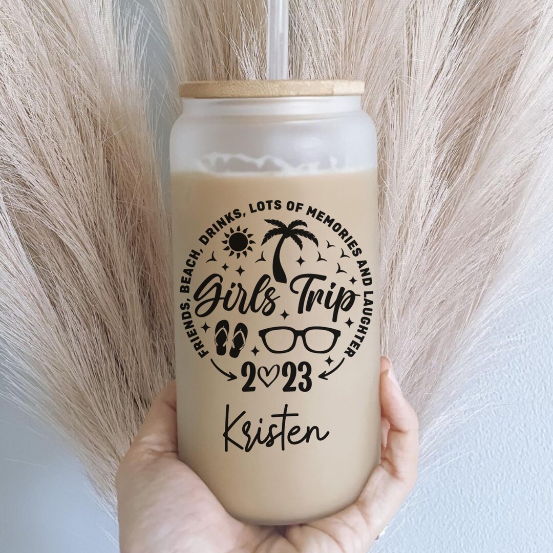 Girls Trip Tumbler Personalized, Girls Trip Ice Coffee Cup, Girls Trip ...