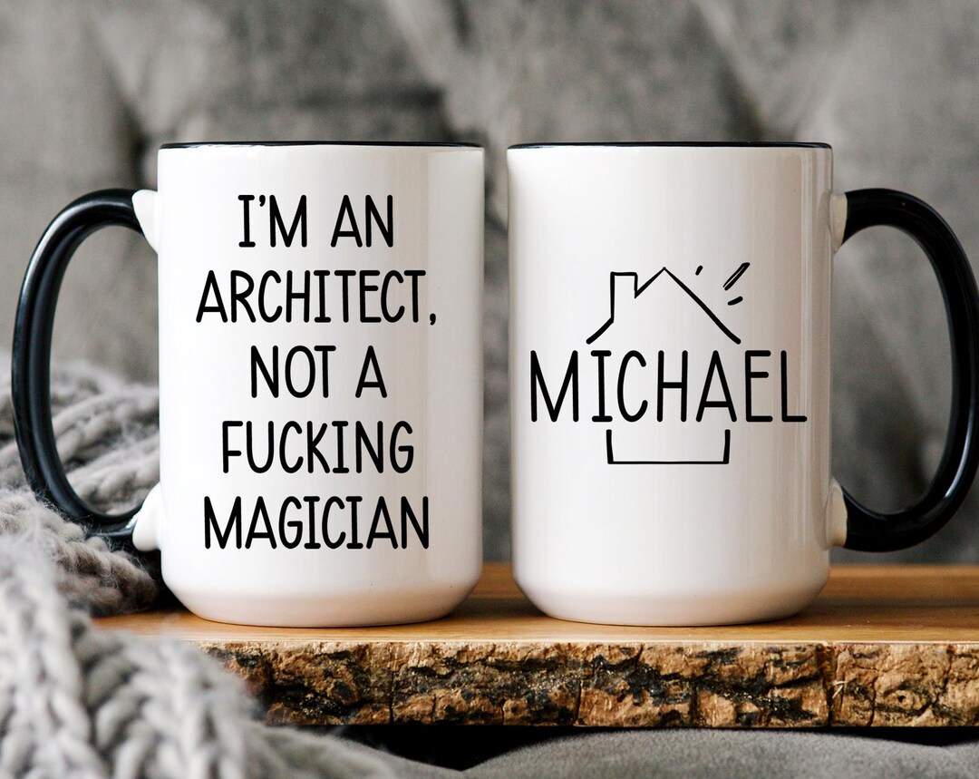 Architect Mug, Architect Gift, Custom Architect Coffee Cup, Gift for ...