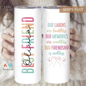 Personalized Bestie Tumbler, Bestie Gift, Best Friend Coffee Cup, Gift ...