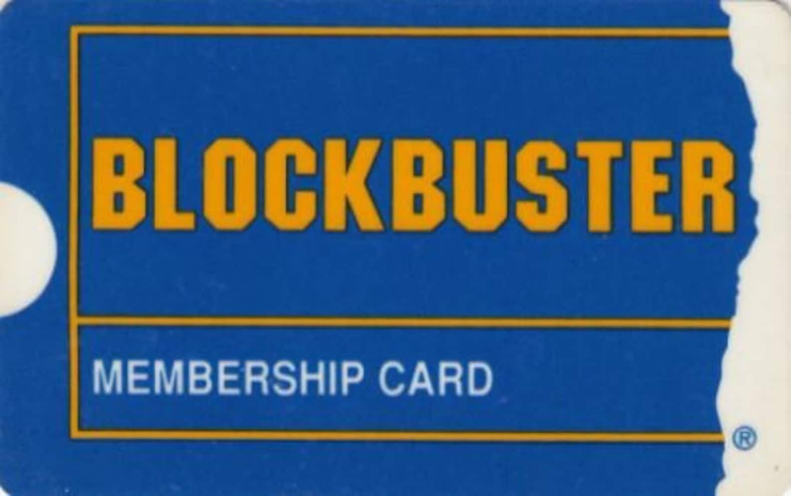 Blockbuster Video Membership Card Stickers - Etsy