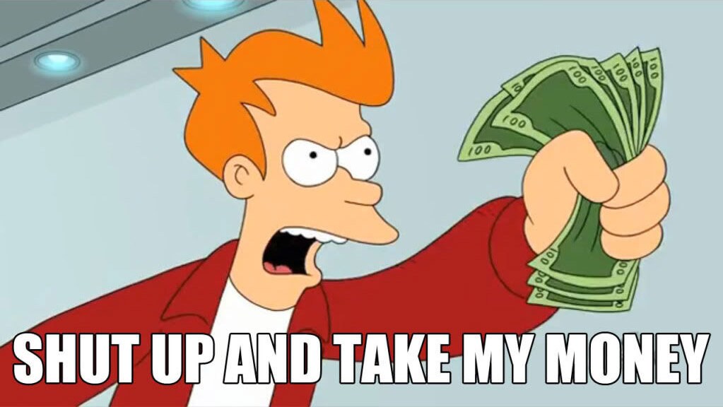 Take My Money Sticker - Etsy