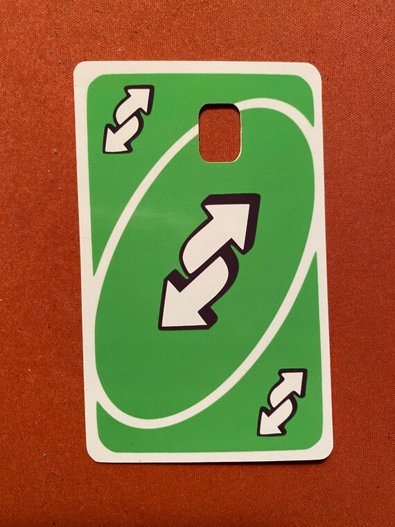 UNO Reverse Credit Card Skin Multiple Colors | Etsy