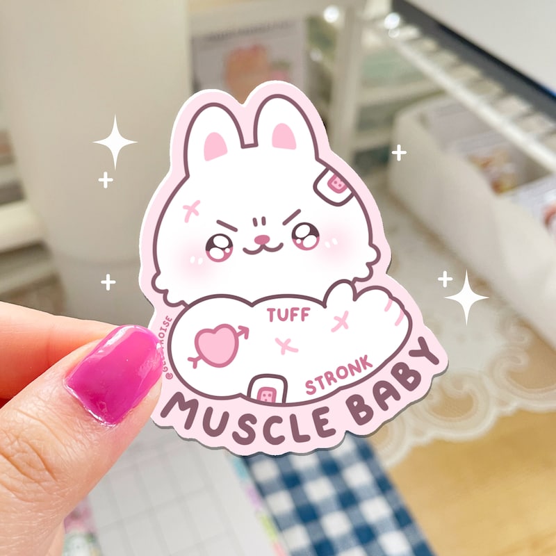Funny Muscle Stickers - Etsy
