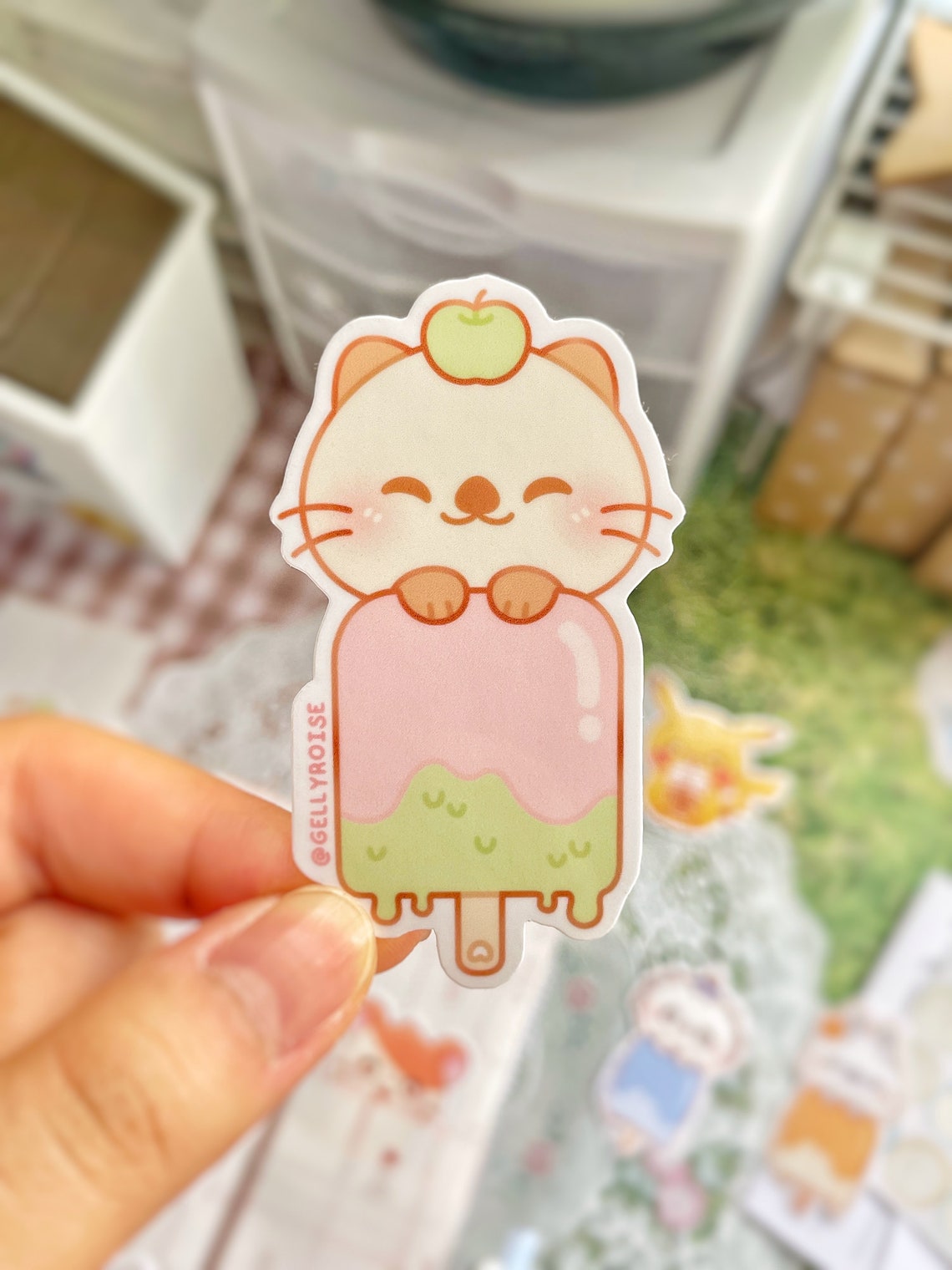 Cute Animals X Fruit Popsicle Stickers Puppy Sticker Bunny - Etsy