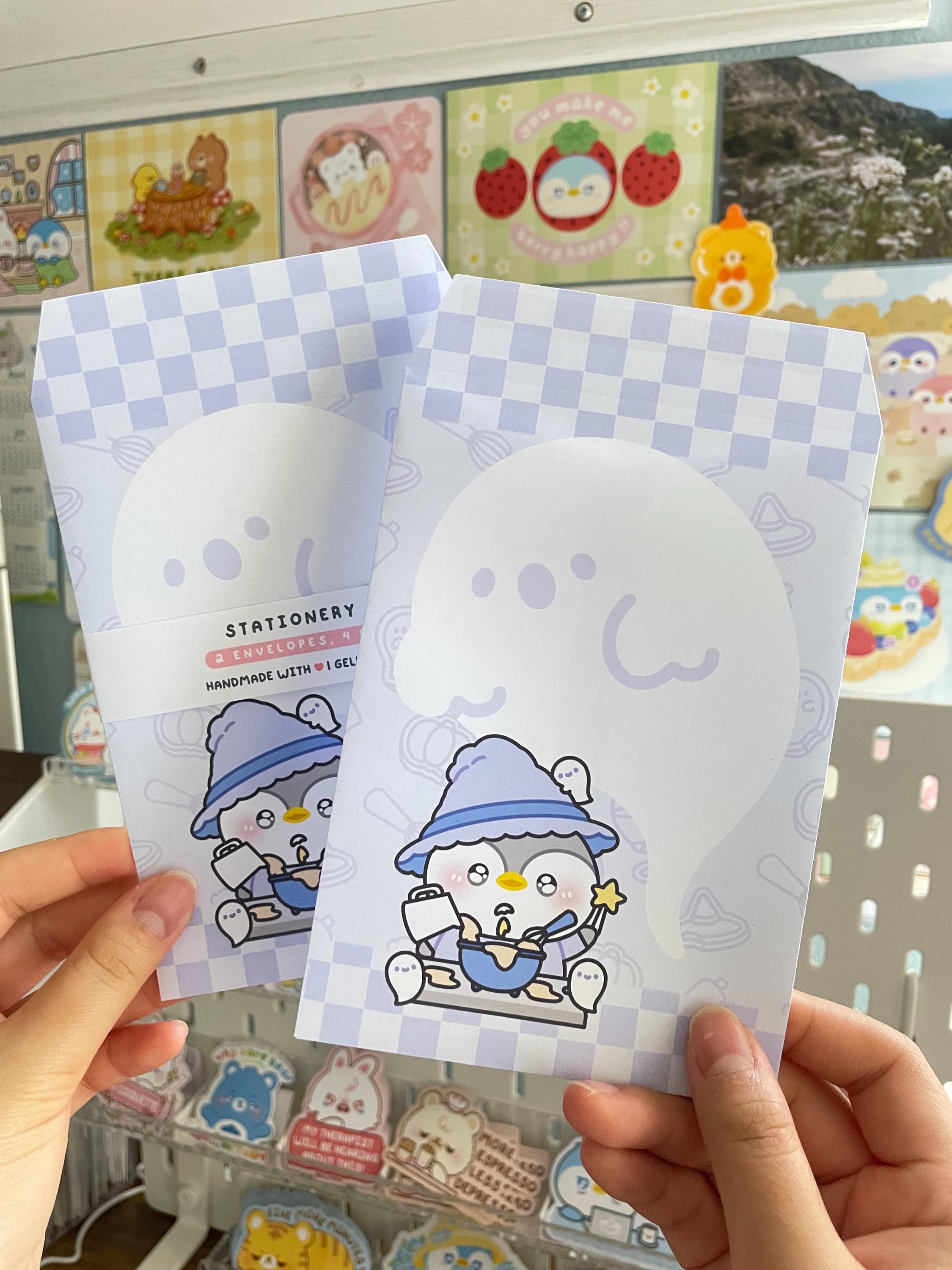 Handmade Spooky Ghost Stationery Set for Letter Writing | Cute ...