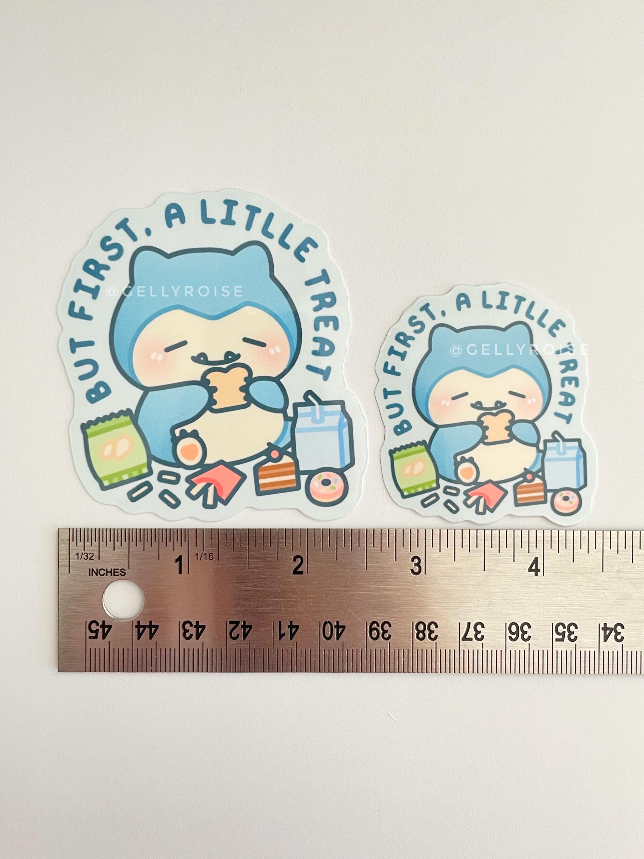 Chubby Bear Waterproof Stickers Pack, Cute Kawaii Lazy Born Sleep ...