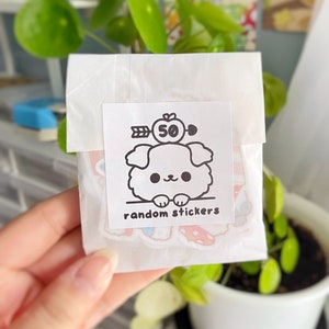 50 Cute Random Stickers | Random Sticker Pack | Sticker Bulk | Sticker ...