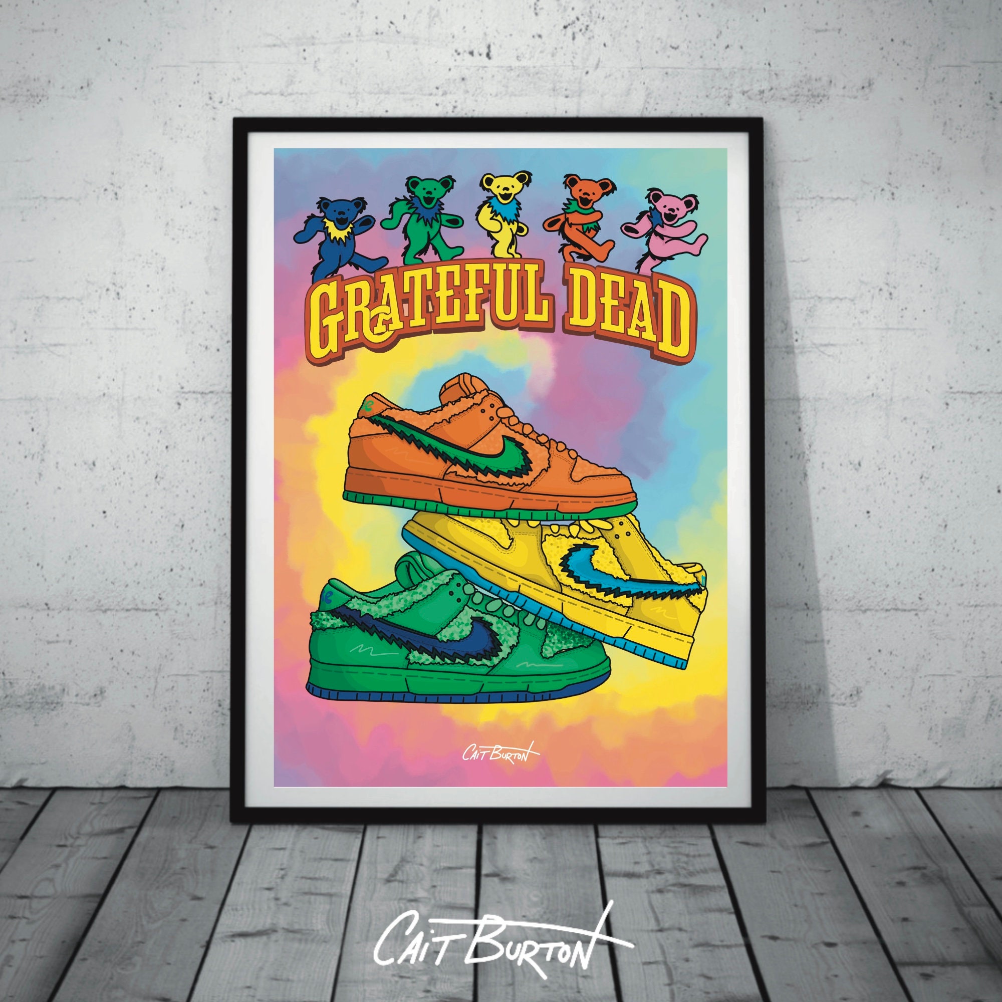 Innoglen Grateful Dead A0 A1 A2 A3 A4 Affiche Photo En Satin P10191h