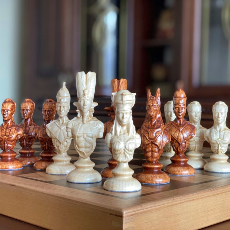 African Chess Set - Etsy