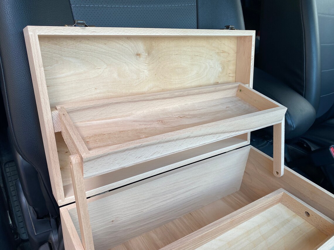 Large Unfinished Wood Box With Lock: Handmade Wooden Organizer - Etsy