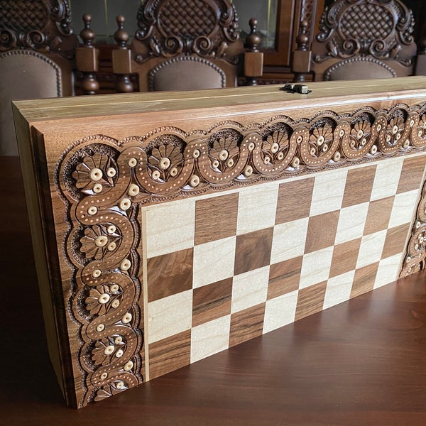 Chess Set Handmade - Etsy