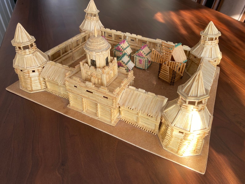 Matchstick House Handmade House From Matchstick Big Set of - Etsy