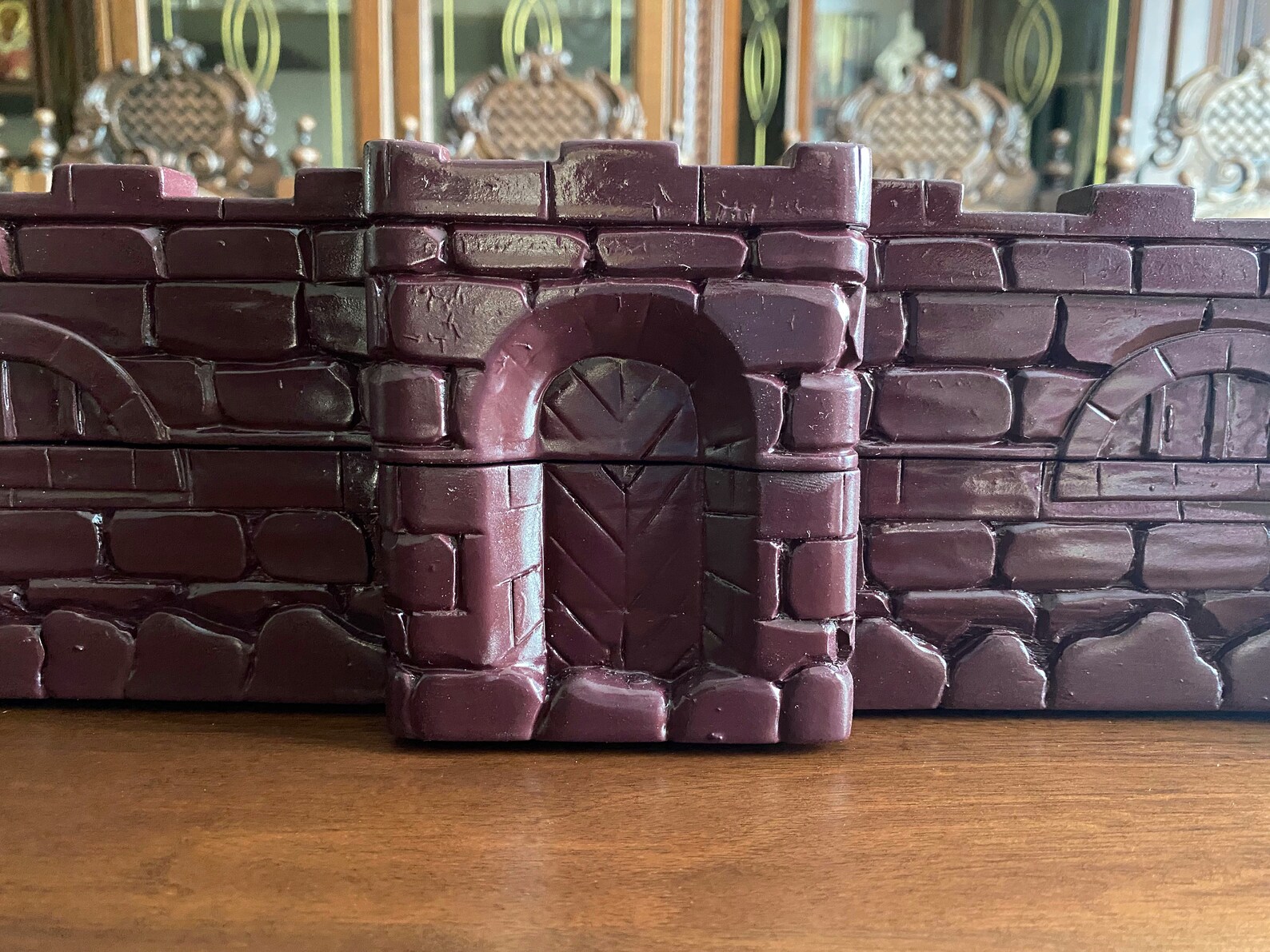 Medieval Castle Chess Board 23.6 Hand Crafted Chess Board - Etsy