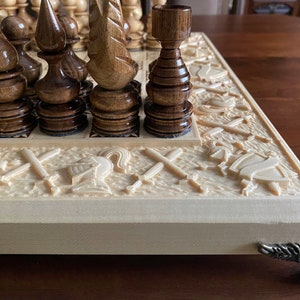 Wooden Chess Set, Original Wooden Chess Board Chess Set With Board ...