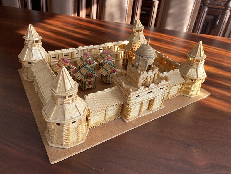 Matchstick House Handmade House From Matchstick Big Set of - Etsy