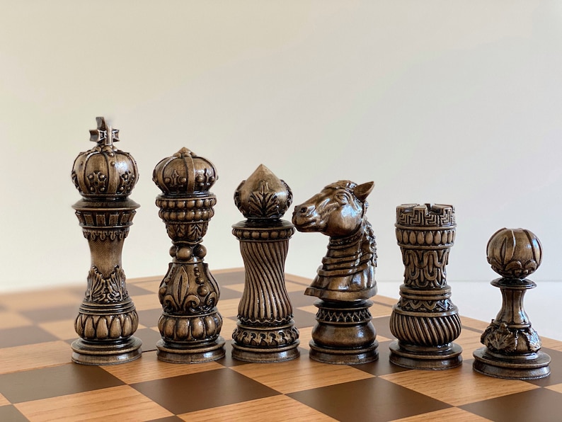 Luxury Wooden Chess Pieces Original Chess Pieces Wood - Etsy