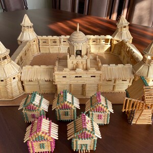 Matchstick House Handmade House From Matchstick Big Set of - Etsy