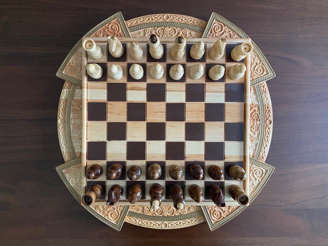 Chess Wooden Chess Game Original Wooden Chess Board Chess Set - Etsy