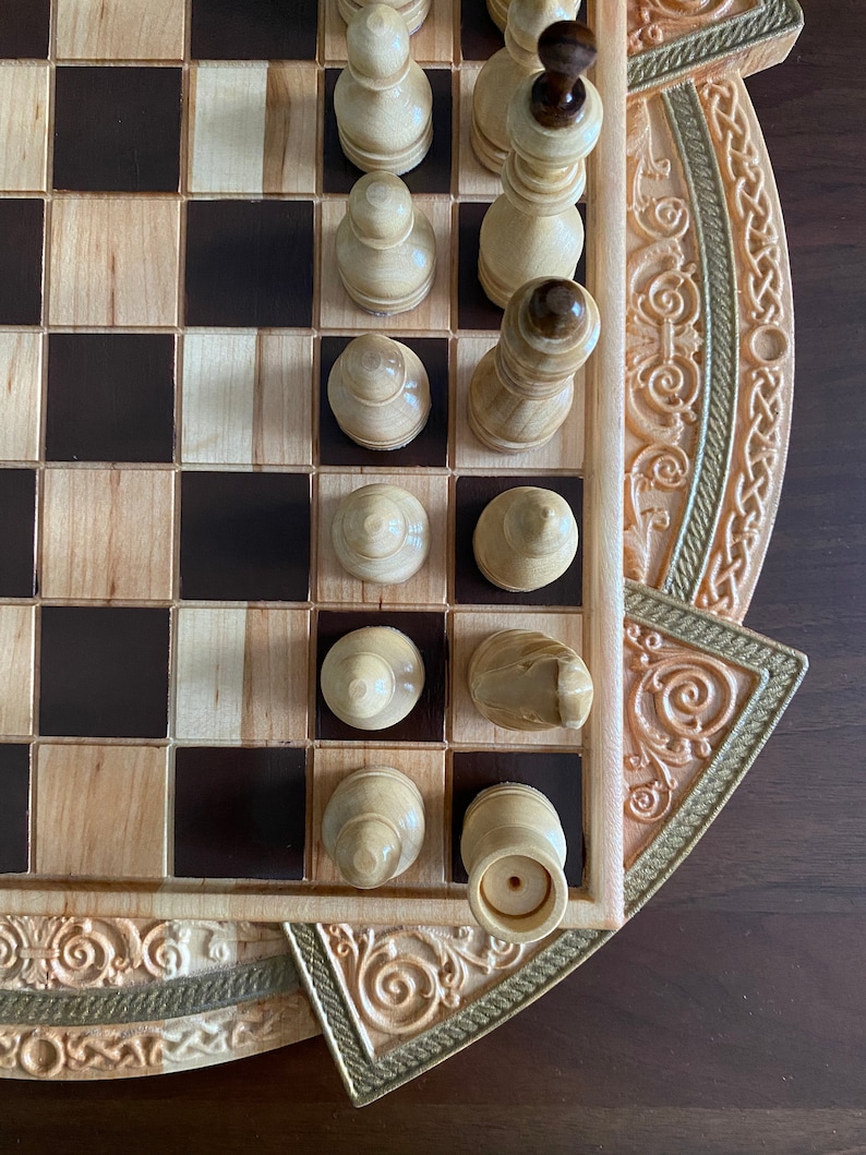 Chess Wooden Chess Game Original Wooden Chess Board Chess Set - Etsy