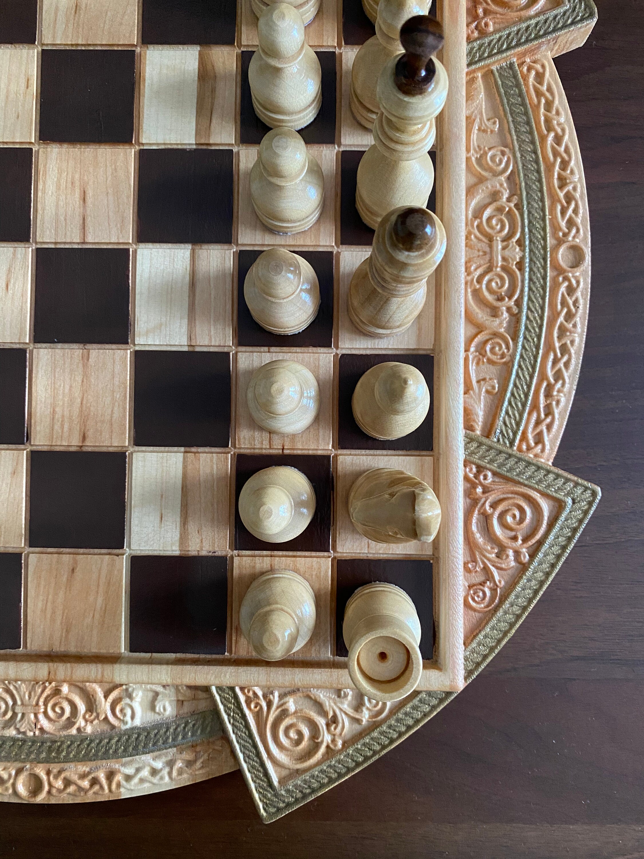 Chess Wooden Chess Game Original Wooden Chess Board Chess Set - Etsy