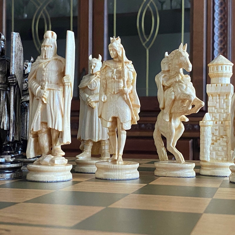Medieval Chess Set - Etsy