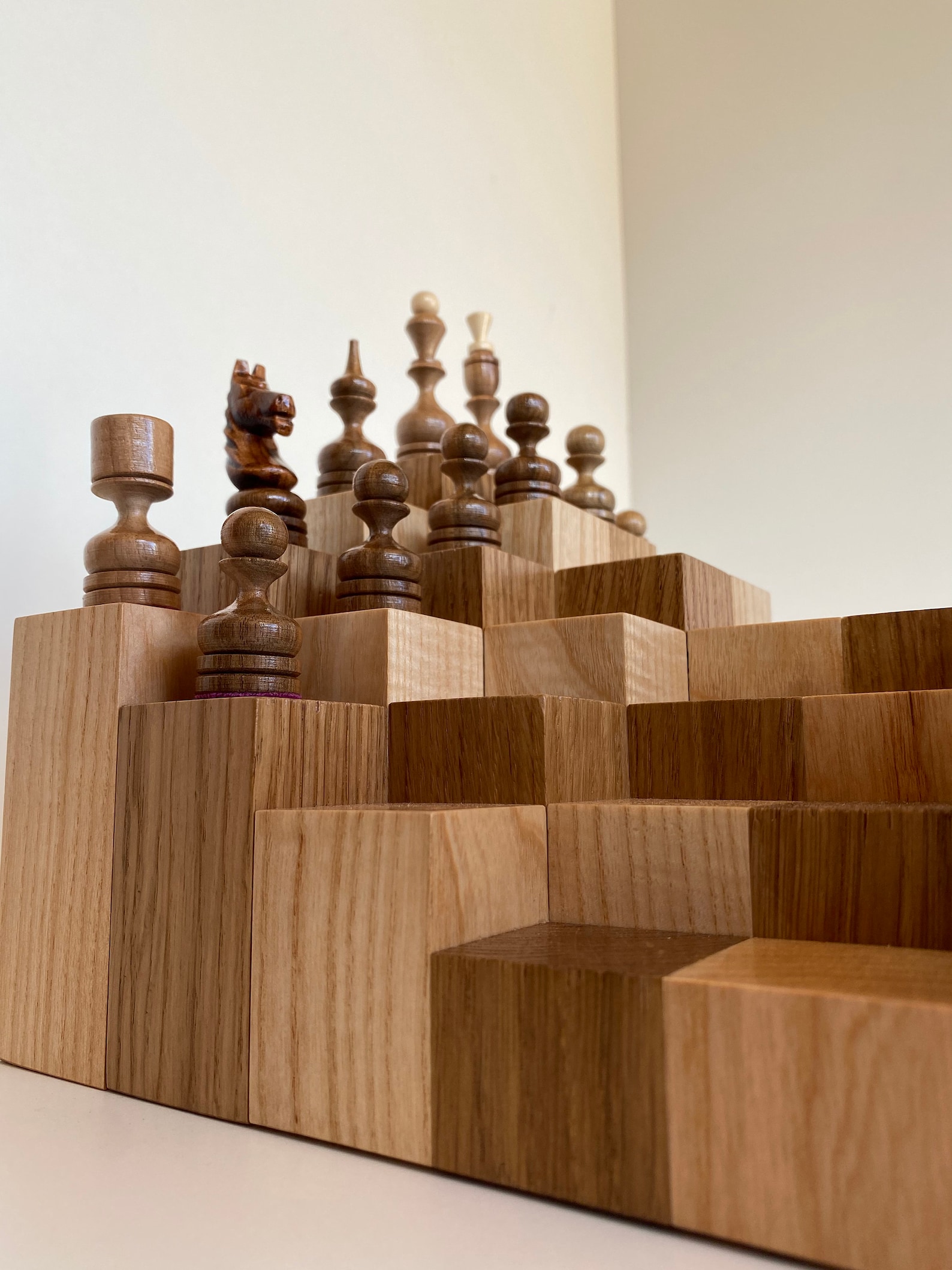 3D Modern Chess Set Wooden Chess Set Chess Original Chess Set - Etsy