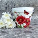 Poppy Plant Pot, 17cm, 15cm, Plant Pot for Inside or Outside ...