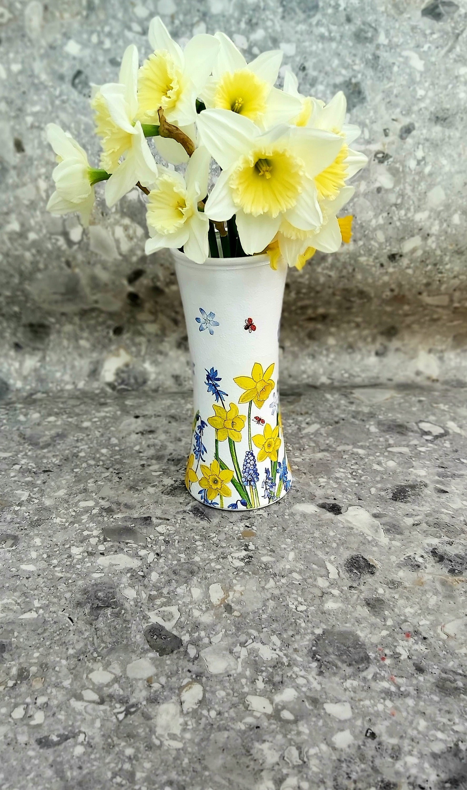 Daffodils In Vase