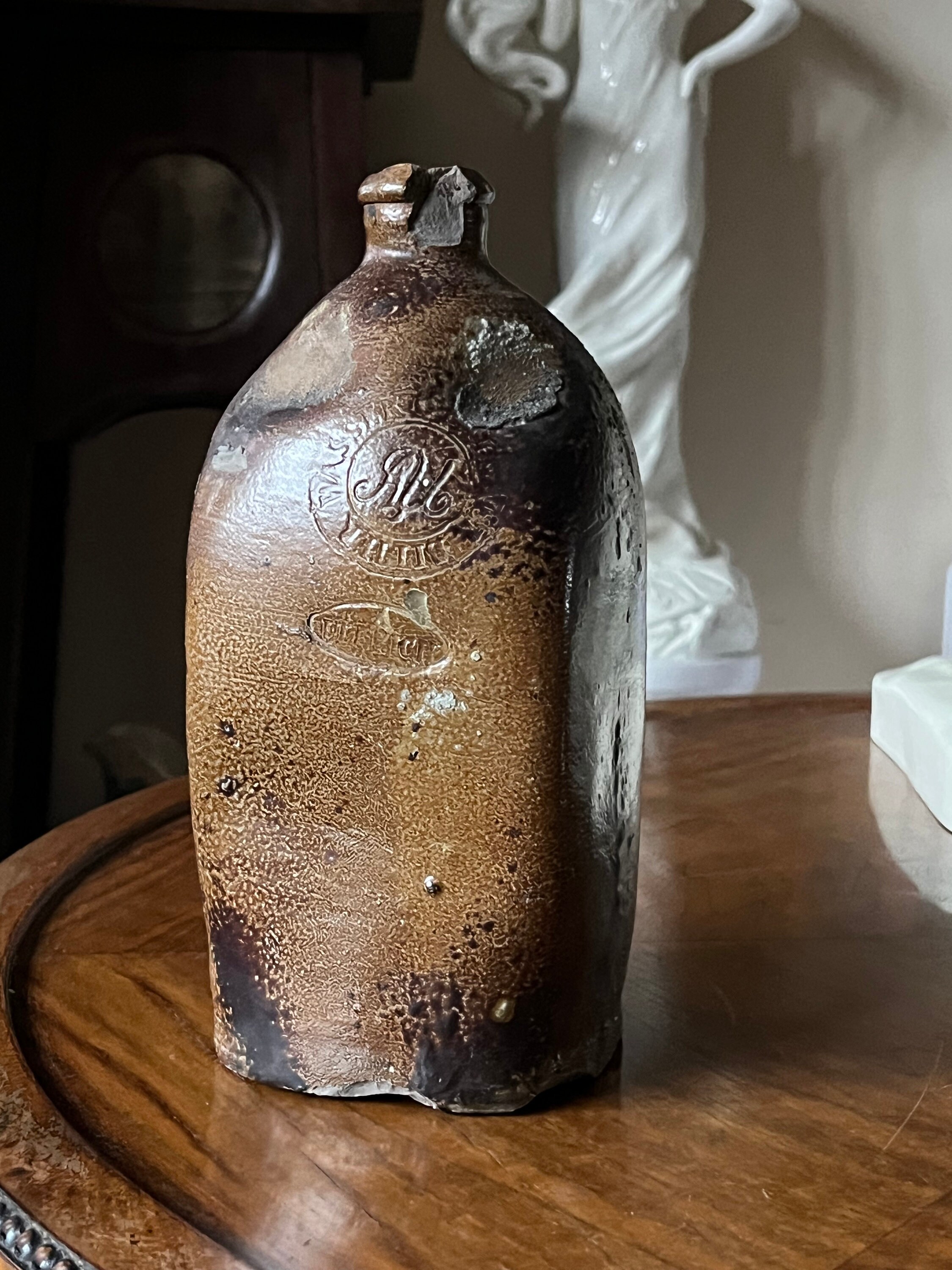 Antique Rare Mineral Water Flask, wasser Bitter, Ceramic Bottle ...