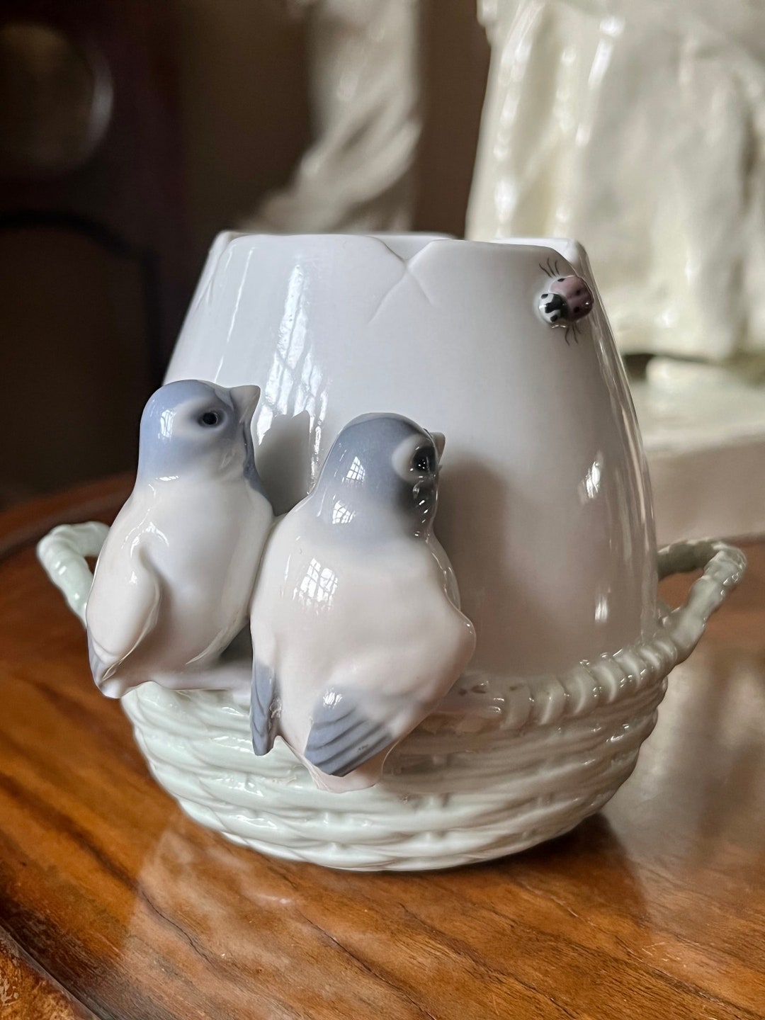 Antique Art Nouveau Metzler & Ortloff Fine Porcelain Easter Egg With ...