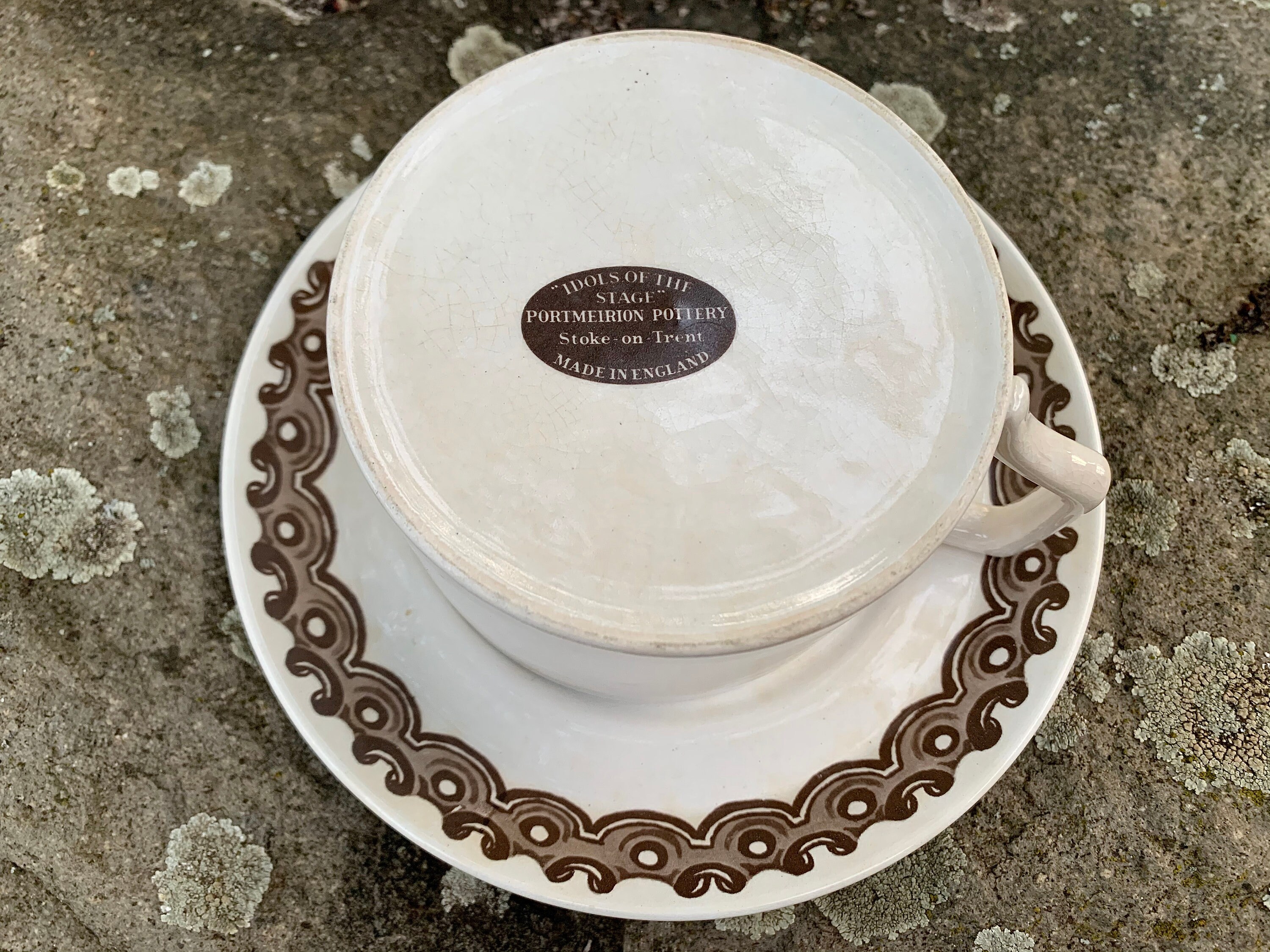 Rare Idols of the Stage British Portmeirion Pottery Stoke on Trent Huge ...