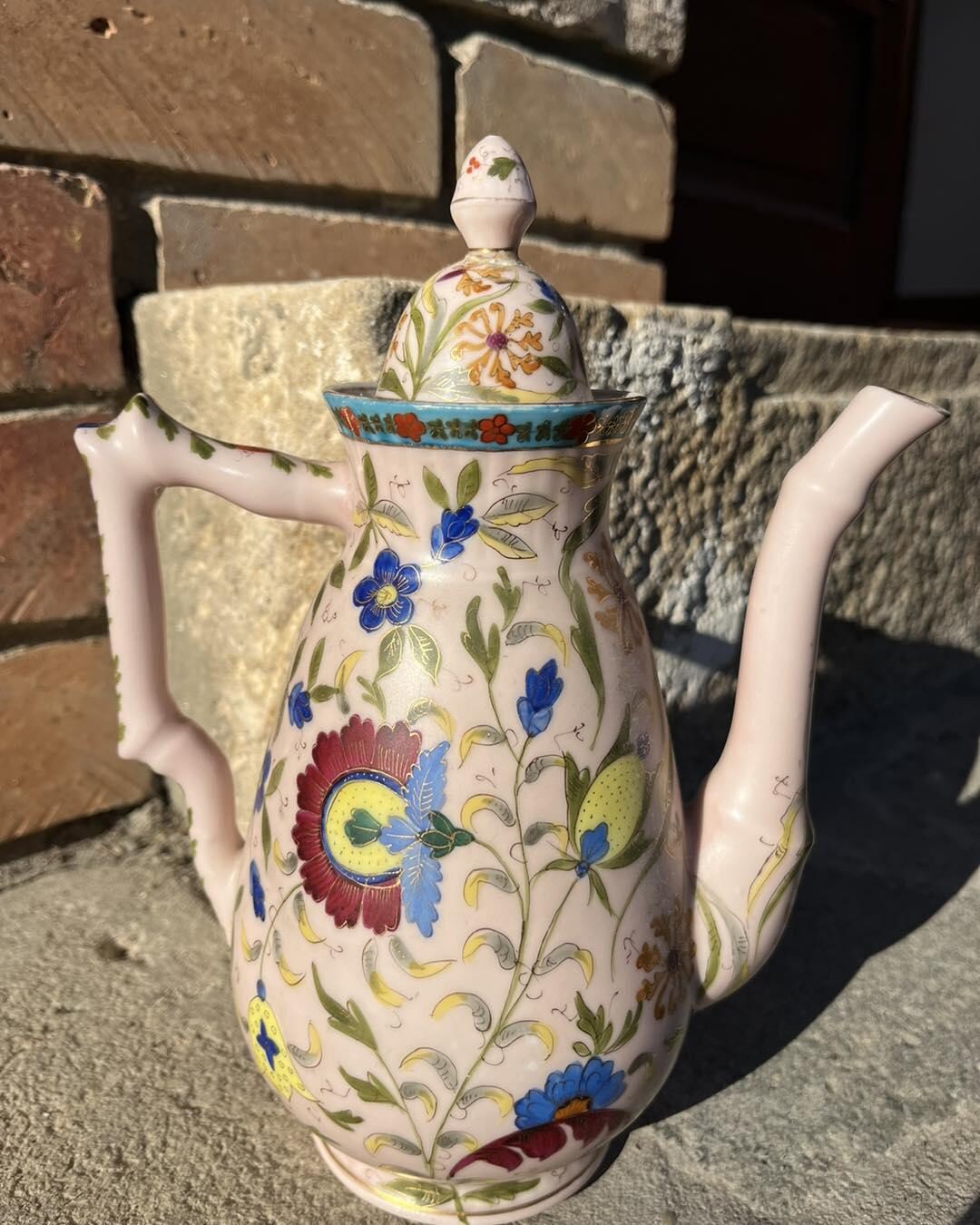 Antique Delicate Elbogen (loket) Handpainted Coffee Pot, 19th Century ...