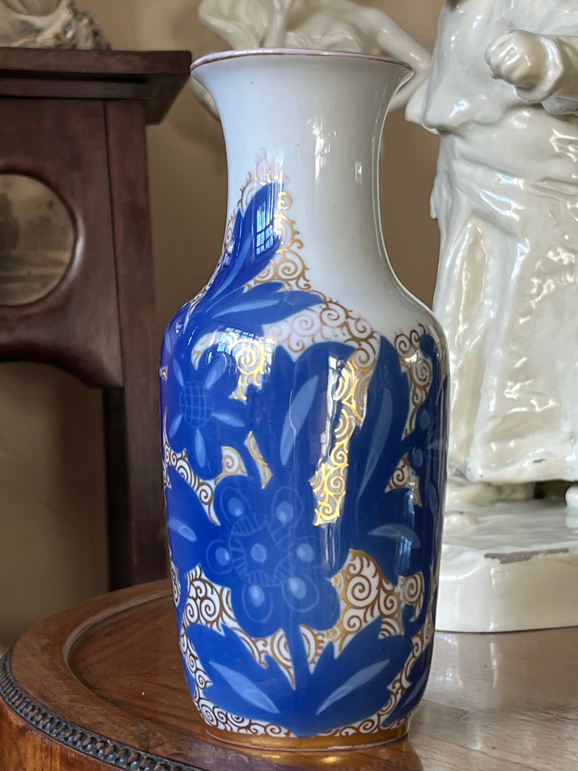 RARE Antique Rosenthal Selb Bavaria Art Nouveau Vase, Rosari Decor ...