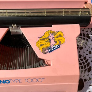 Ultra Rare MEHANO TYPE 1000 Barbie Pink Typewriter Toy, No Missing ...