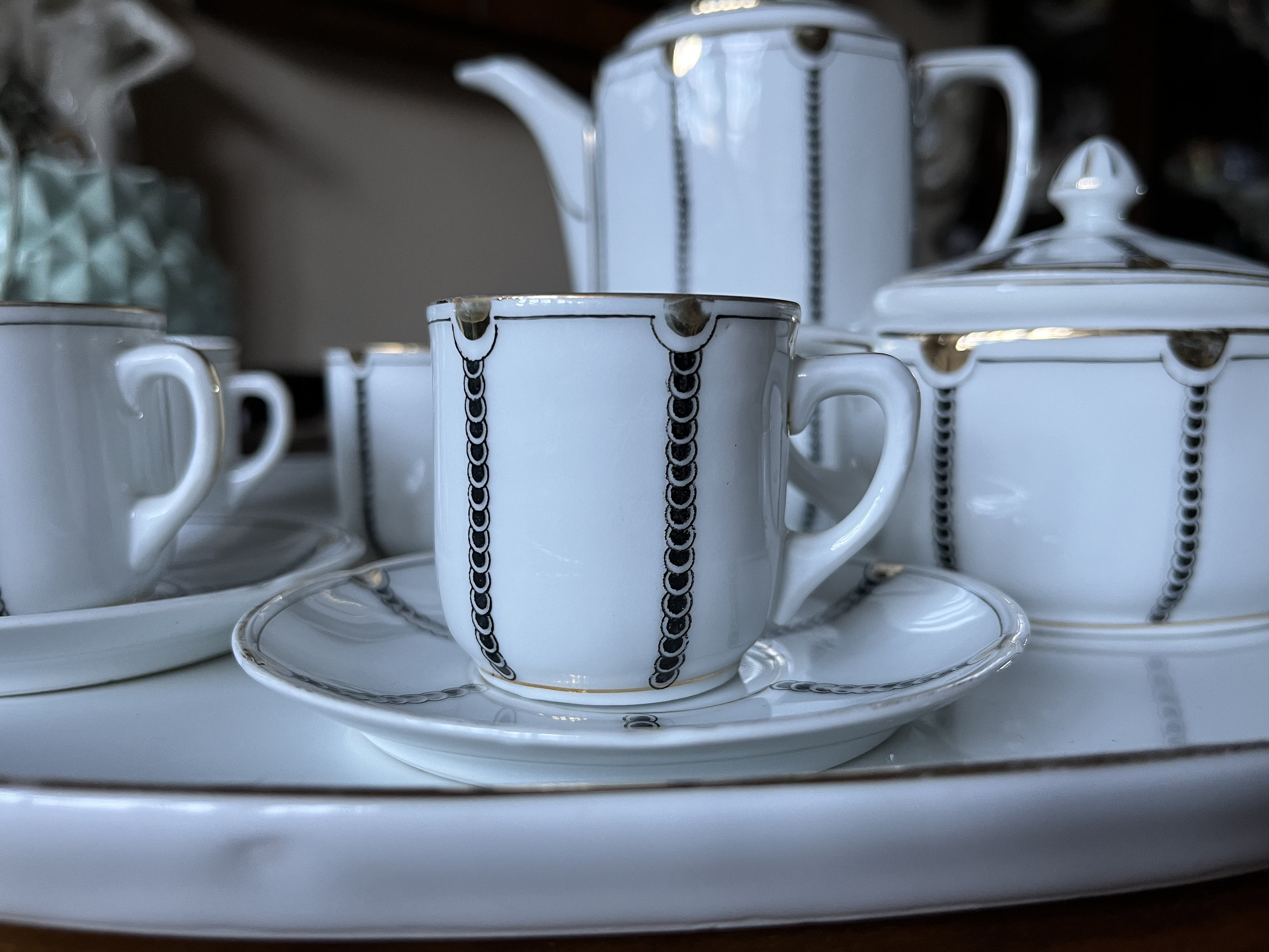 Antique Vintage Art Deco Style Coffee Set Made in - Etsy