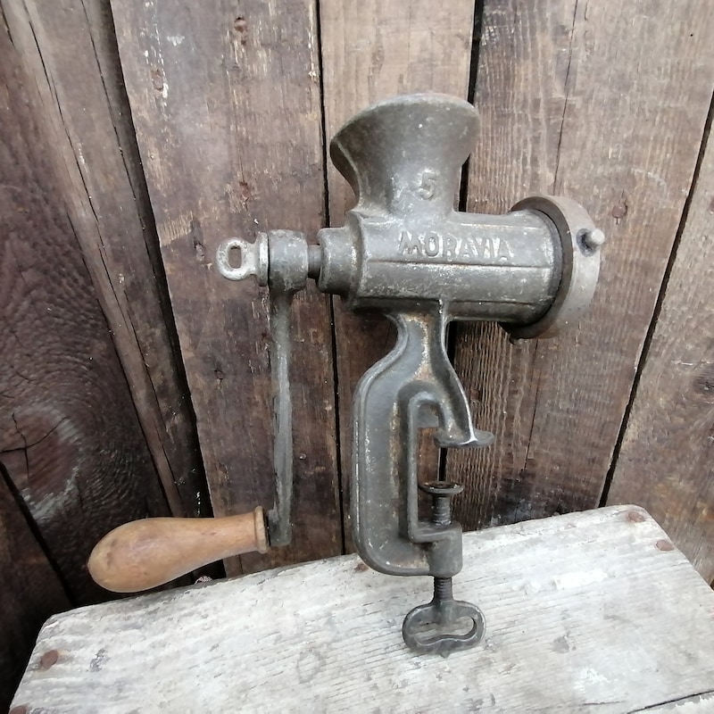 Antique Meat Grinder - Etsy