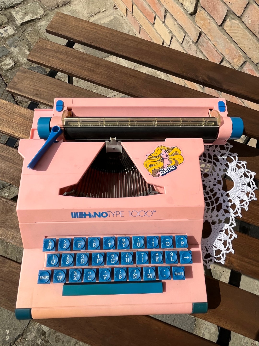 Ultra Rare MEHANO TYPE 1000 Barbie Pink Typewriter Toy, No Missing ...