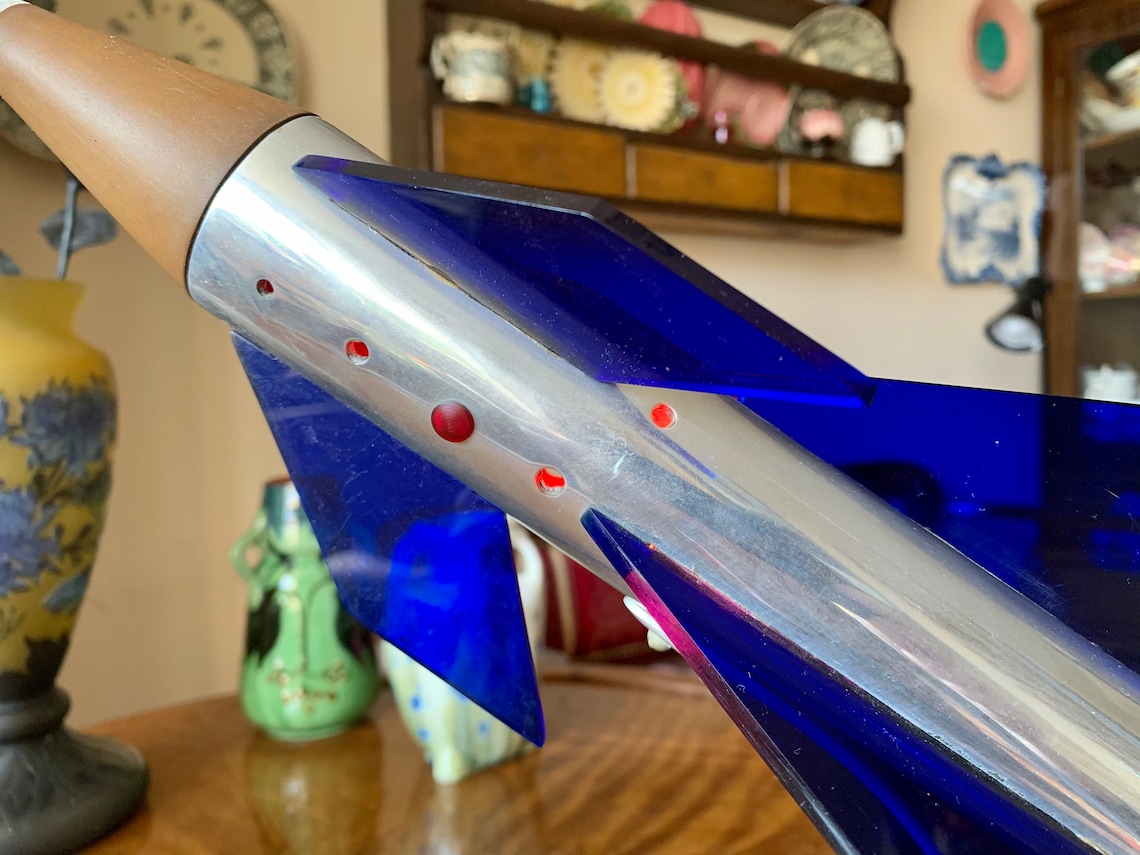 Vintage Hand Made Space Age Retro Rocket Spaceship Night - Etsy