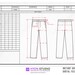 Tech Pack Template english A4 Size 01 / Technical Drawings / Fashion ...
