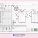 Tech Pack Template english A4 Size 04 / Technical Drawings / - Etsy
