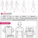 Fashion Illustration Template 47 Poses | A4 Digital Download & Print ...